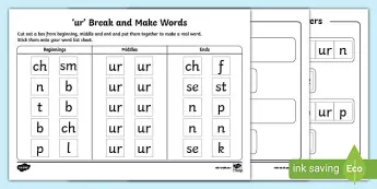 'ur' Sound Phonics Activities | twinkl.co.uk