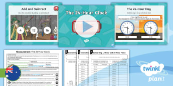 AM and PM Time Resources for Teaching Years 3 and 4 Students
