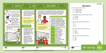 Sport - KS1 Reading Comprehension - Twinkl Resources