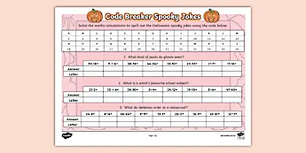 Halloween Code Breakers | twinkl.com.au