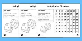 Multiplication Games | twinkl.com