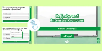 Reflexive Pronouns Resources | twinkl.com