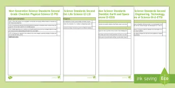 Second Grade Checklists | twinkl.com