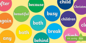 Common Exception Words Year 2 • Twinkl.ca