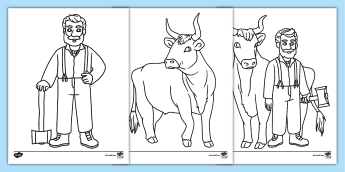 Paul Bunyan Folktales | twinkl.com