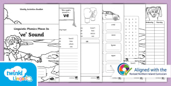 've' sound Phase 3a - Stage 5/6 Phonics - Linguistic Phonics - Resources