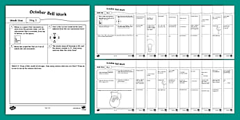 Bell Work Worksheets & Printables | Grade 6 | Twinkl