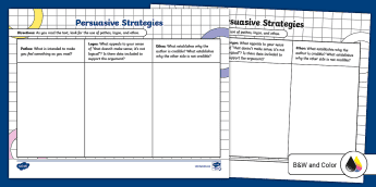 Persuasive Strategies Activities | twinkl.com