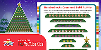 FREE Numberblocks Christmas Printable Activities for Kids