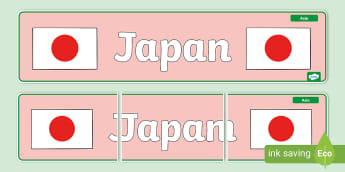 Classroom Display Resources for Years 3-4 Japanese Teaching