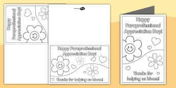 Paraprofessional Appreciation Day Worksheets | Grade 1 | Twinkl
