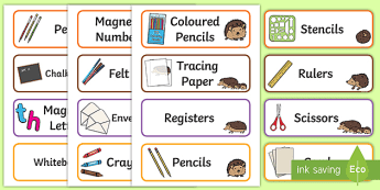 Hedgehog Labels | twinkl.co.uk