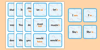 Contractions Language • Twinkl.ca