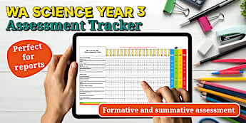 Curriculum Trackers for Science Year 3 and 4 - Twinkl