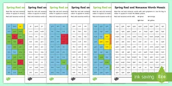 Spring Phonics Worksheets | twinkl.com.au