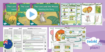 The Lion and the Mouse Lesson Plan Packs | Foundation