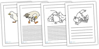 Farmer Duck - Martin Waddell Writing Frames and Worksheets Primar