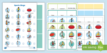 Physical Education Bingo • Twinkl.com.au