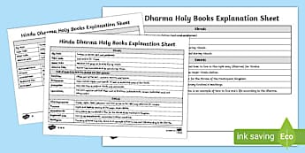 Hindu Dharma Religion - KS2 RE Resources - Hindu Dharma Activities