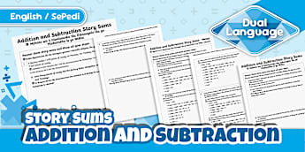 Grade 4 Sepedi - Dual Medium Resources - English Teacher T