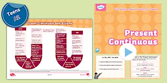 Present Continuous Tenses | twinkl.com.au