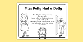 Miss Polly Had a Dolly Primary Resources