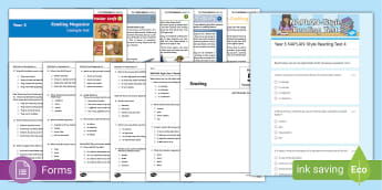 Year 5 NAPLAN Past Paper-Style Example Reading Tests
