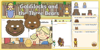 Goldilocks and the Three Bears Story and Role Play - Twinkl