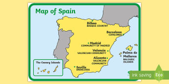 Spain Geography KS2 - Spain Primary Resources - Twinkl