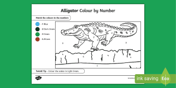 Animals Colour-by-Number Pages | twinkl.co.uk