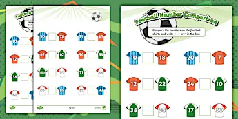 Number Comparison Worksheets | twinkl.com.au