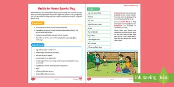 Sports Day Plans | twinkl.co.uk