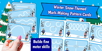 Mark-Making Pattern Cards | EYFS Fine Motor Skills | Twinkl