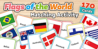 World Flags | twinkl.co.uk