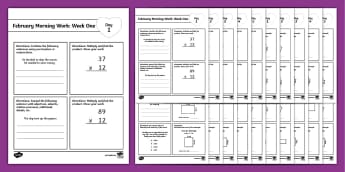 Morning Work Resources for Fifth Grade - Twinkl