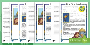 Eid Al-Fitr Comprehensions | twinkl.co.uk