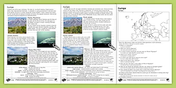 Geography Reading Comprehension • Twinkl.com.au