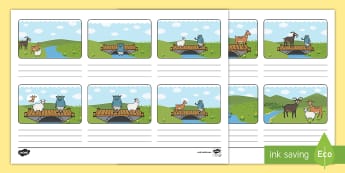 The Three Billy Goats Gruff Activities and Worksheets