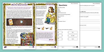 Alice in Wonderland Activities - KS2 Resources - Twinkl