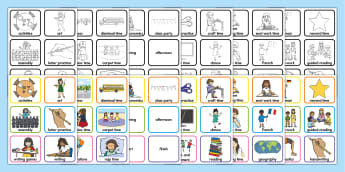 SEN Visual Timetable Resources, SEN, Visual Timetable, Routine