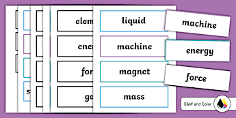 Science Word Cards | twinkl.com