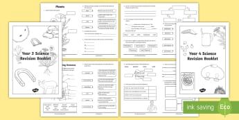 Science Revision Activity Mats - KS2 - Twinkl