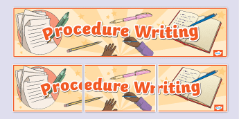 Writing Display Banner • Twinkl.com.au