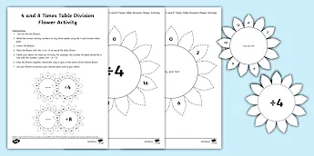 Flower Division Activities | twinkl.co.uk