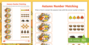 Autumn Numbers | twinkl.com.au