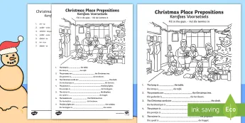 English Prepositions | twinkl.ca