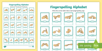Finger Spelling Games Activities | Fingerspelling | BSL | SEND