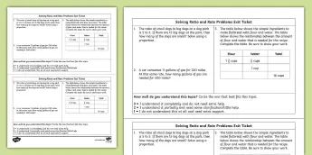 Seventh Grade Ratios | twinkl.com