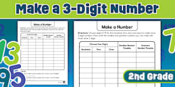 3-Digit Place Value Worksheets | Grade 2 | Twinkl - Twinkl
