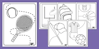 Physical Education Coloring Sheets | twinkl.com